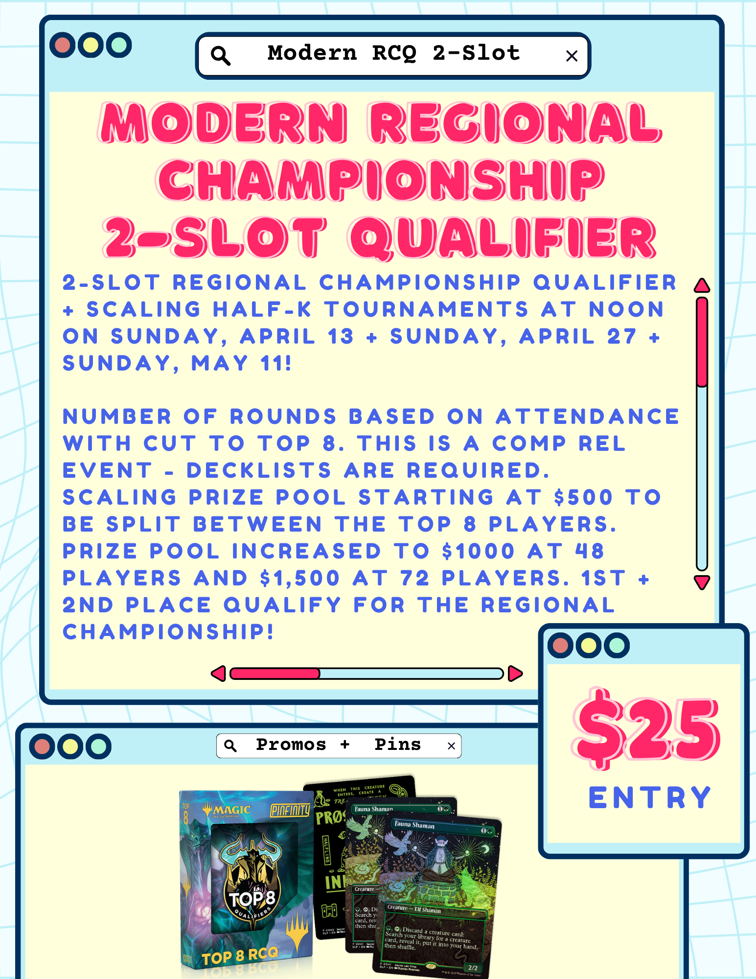 May 11 Modern RCQ Two-Slot WITH PINS! | Paradise Games